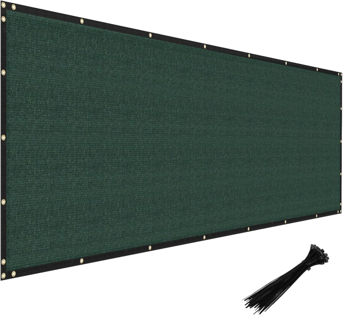Privacy Fence Screen 6'x50' Heavy Duty Windscreen Fencing Mesh Fabric ...