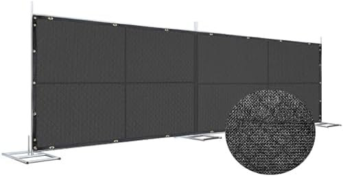 Privacy Fence Screen - 6ft x 12ft - 85% Blockage - Premium Weather ...