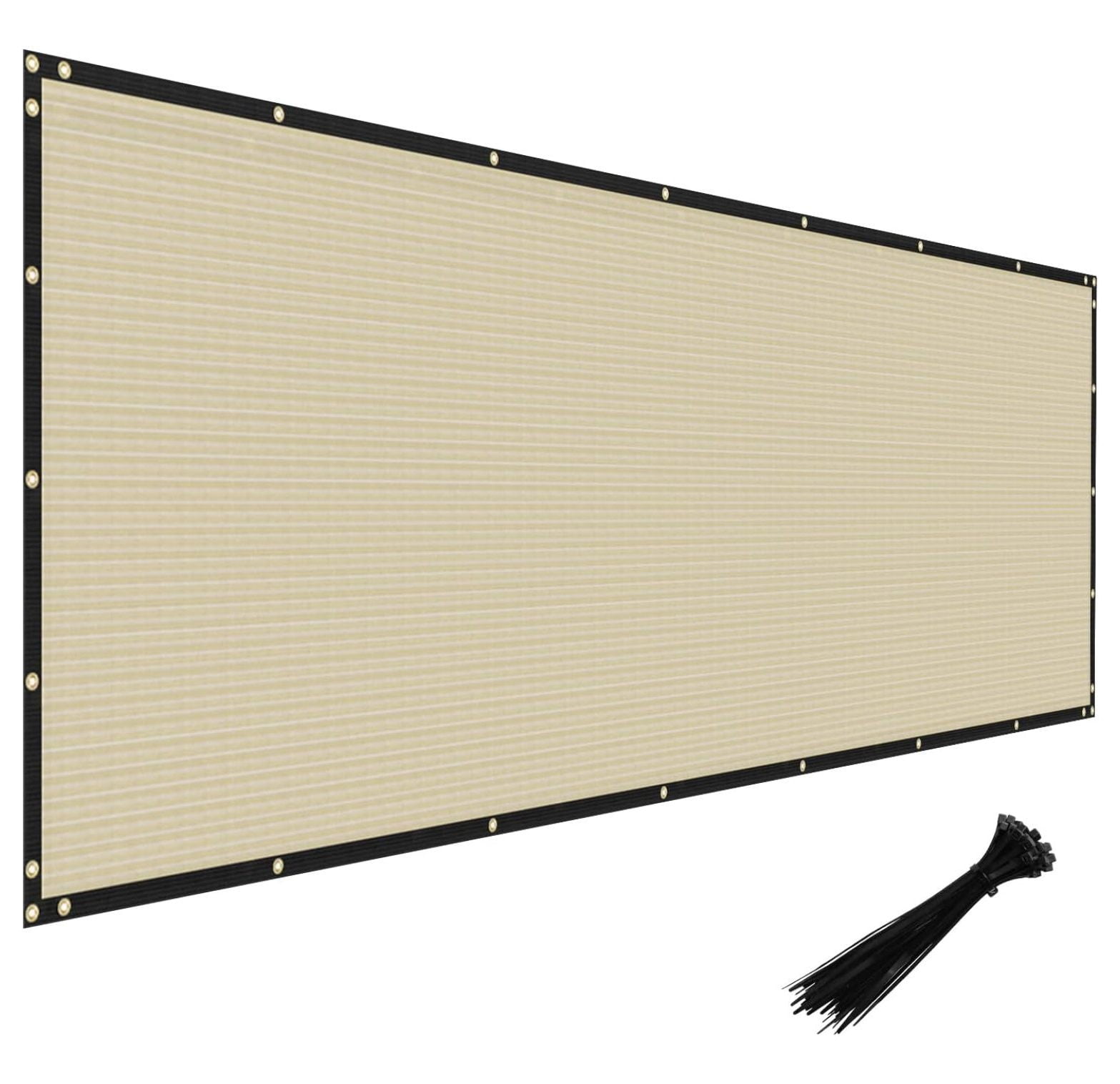 Privacy Fence Screen Heavy Duty Windscreen Fencing Mesh Fabric Shade ...