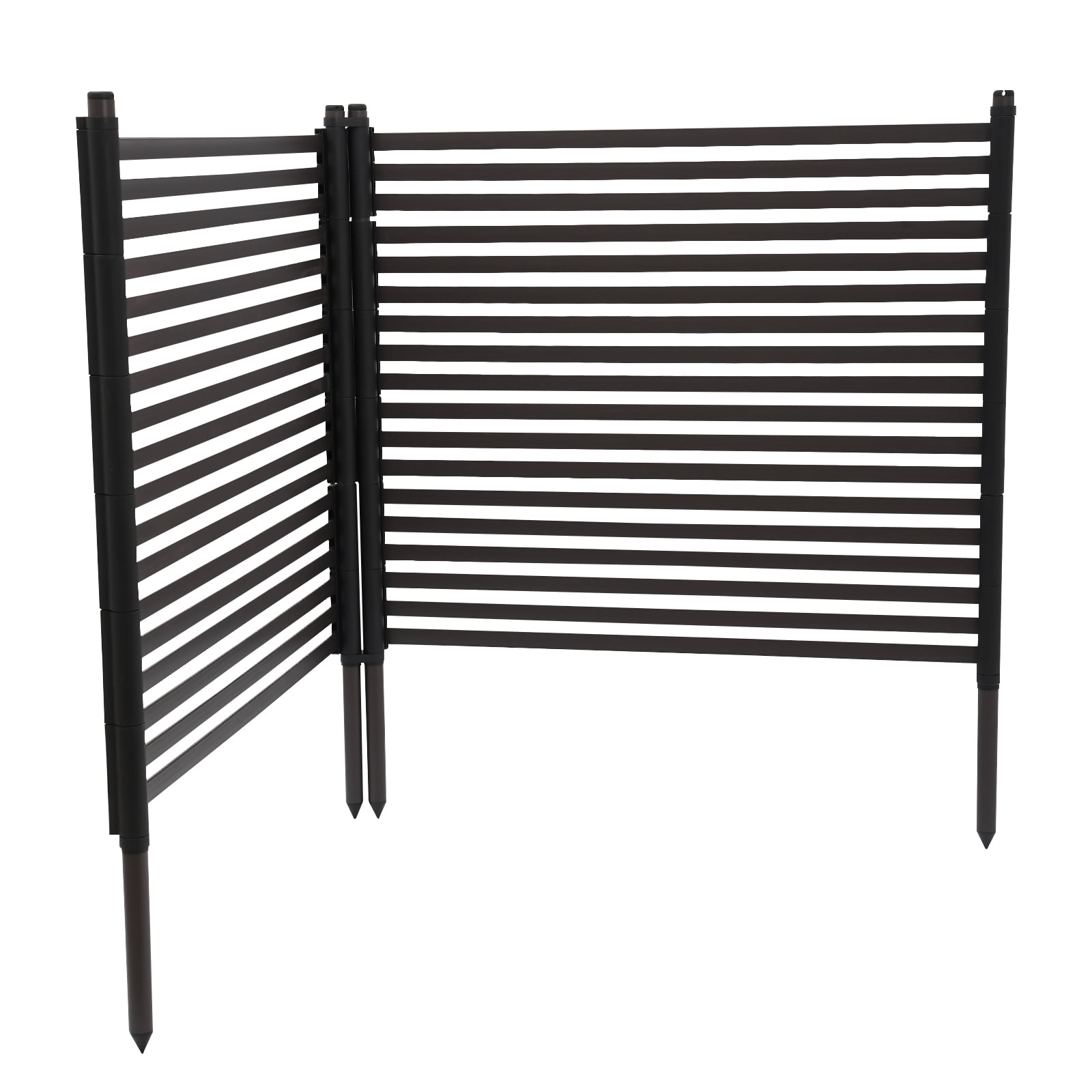 Privacy Fence Screen for Outdoor Use, Brown and Black, Easy ...