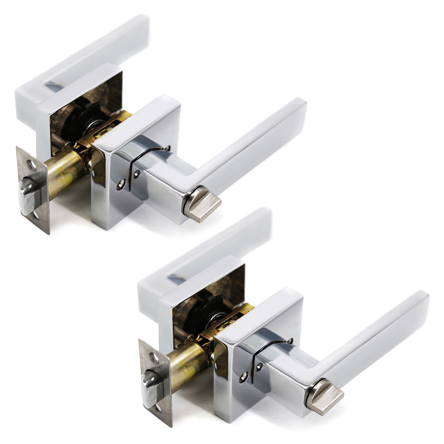 Prime-Line Products 2-1/4 in. Chrome Shower Door Handle Set (Pack of 2 ...