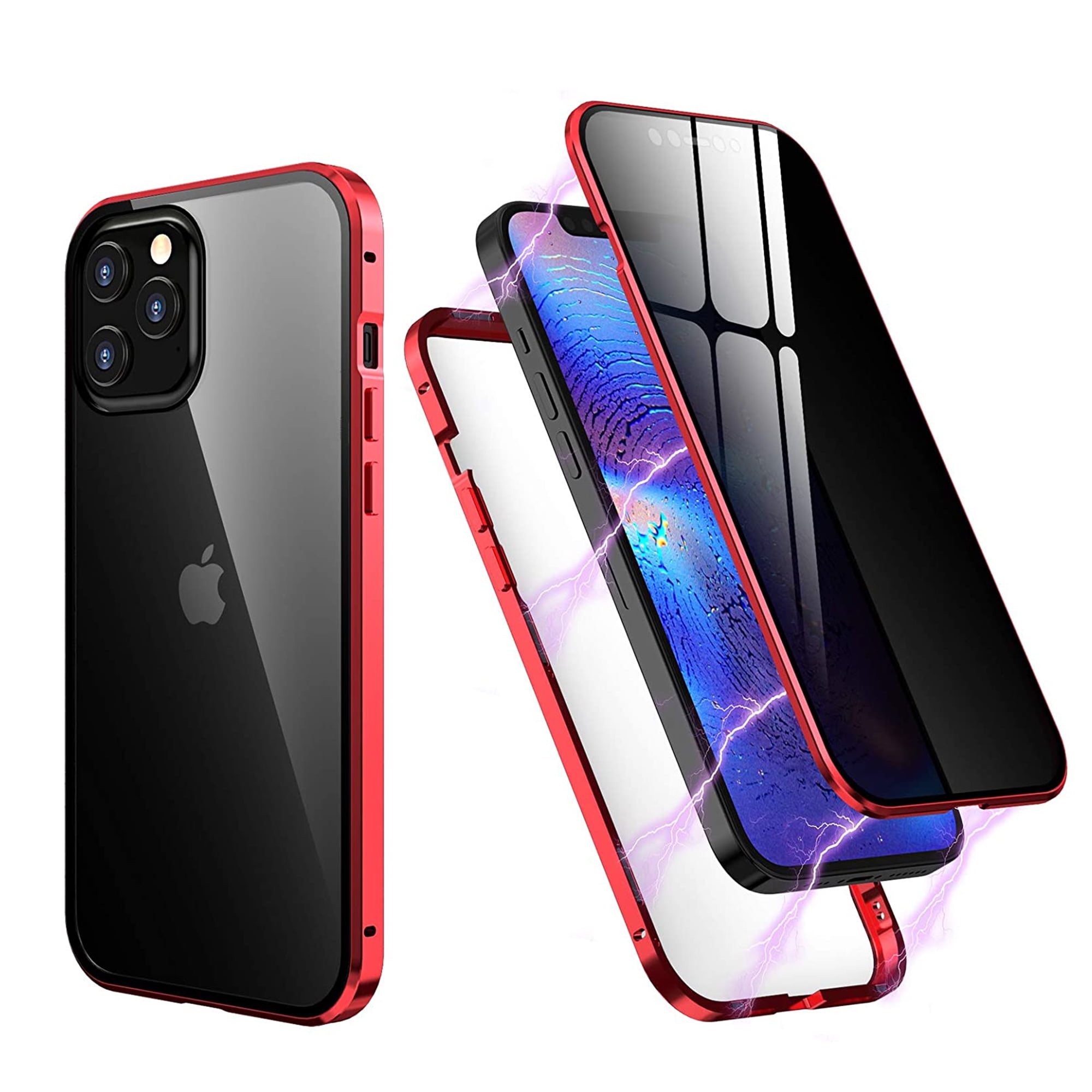 Privacy Magnetic Case for iPhone 12 / iPhone 12 Pro 6.1 inch, Dteck ...