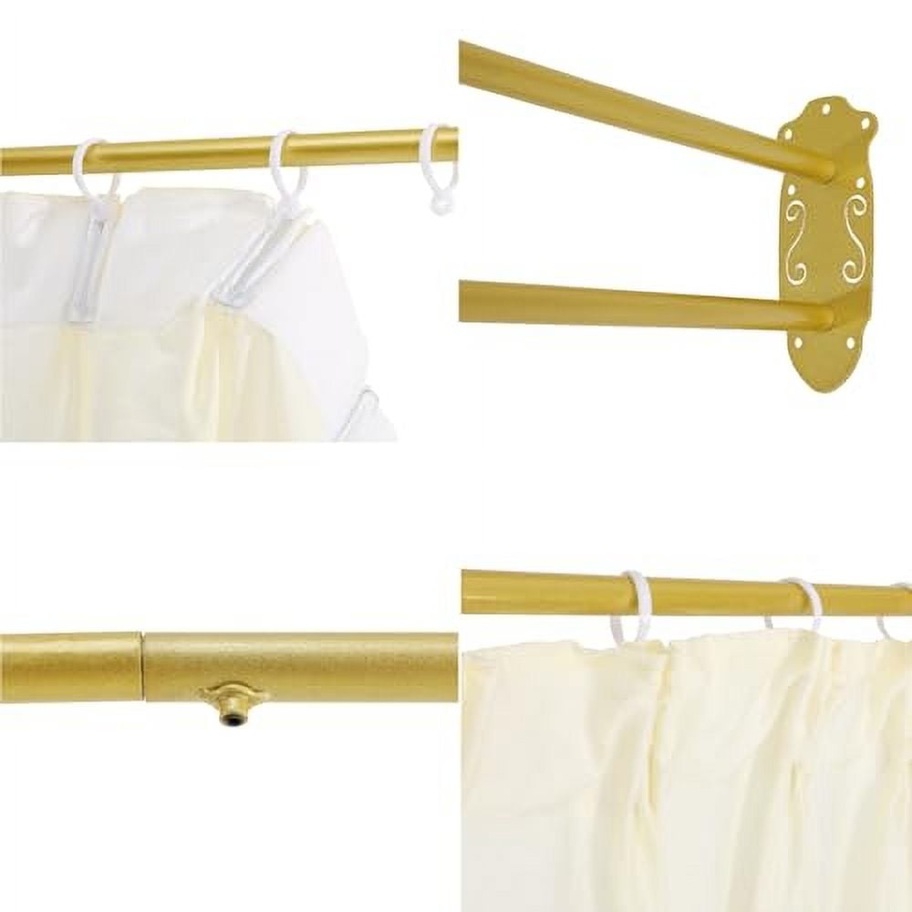 Privacy Partition Curtains, U-Shape Room Divider, Fitting Room Wall ...