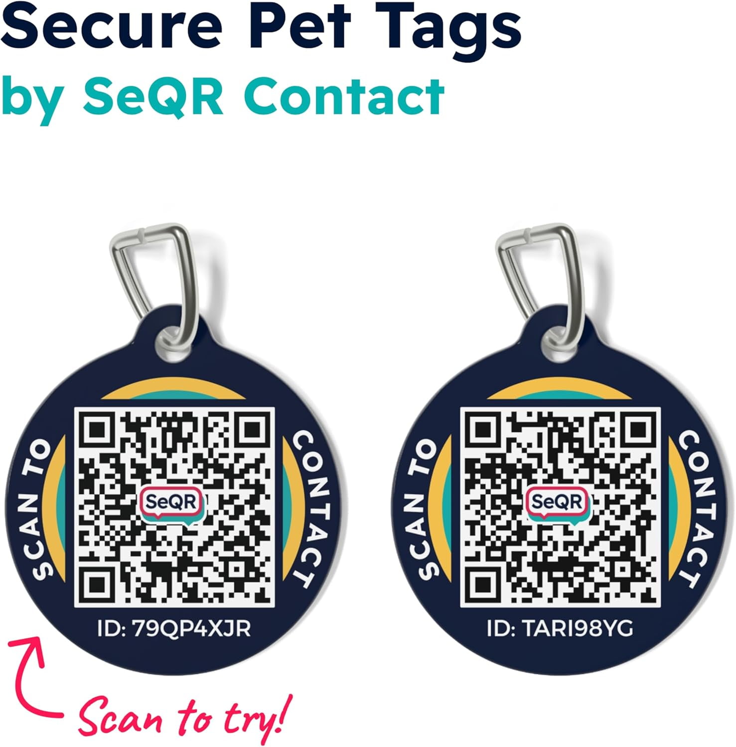 Privacy Pet Tags | Smart Tag That Protects Personal info and Pets ...