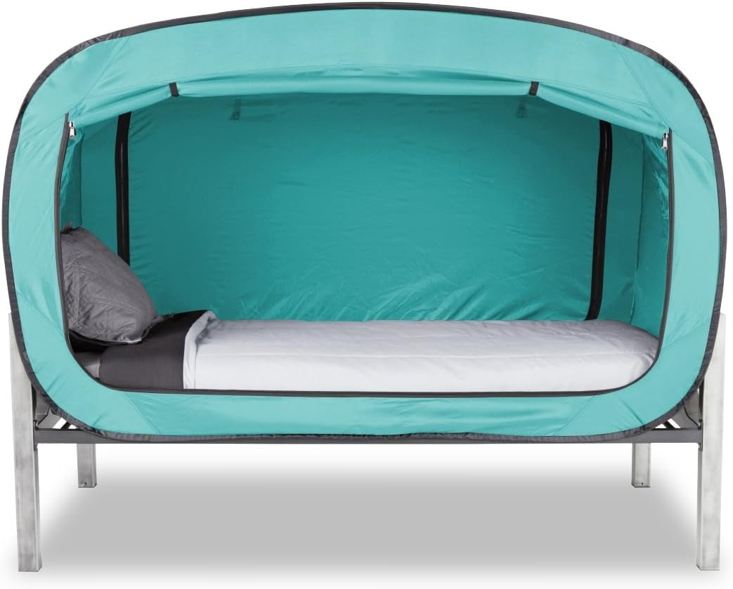 Privacy Pop Bed Tent (Twin) - Teal - Walmart.com