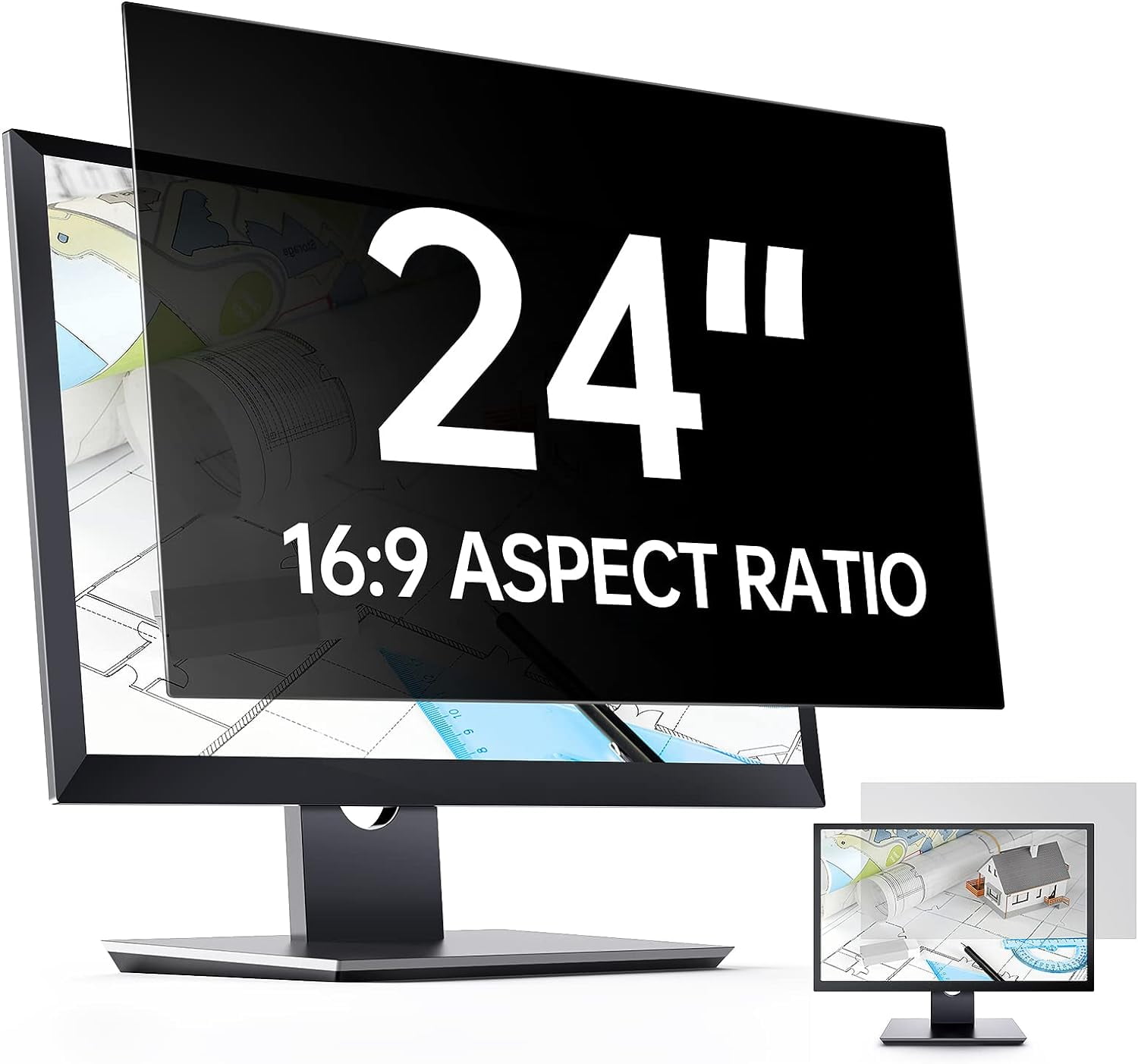 Privacy Screen Filter for 24 inch Widescreen Monitors-Privacy Screen ...