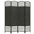 Privacy Screen HOMCOM 4 Panel Room Divider, Folding Privacy Screen, 5.6 ...
