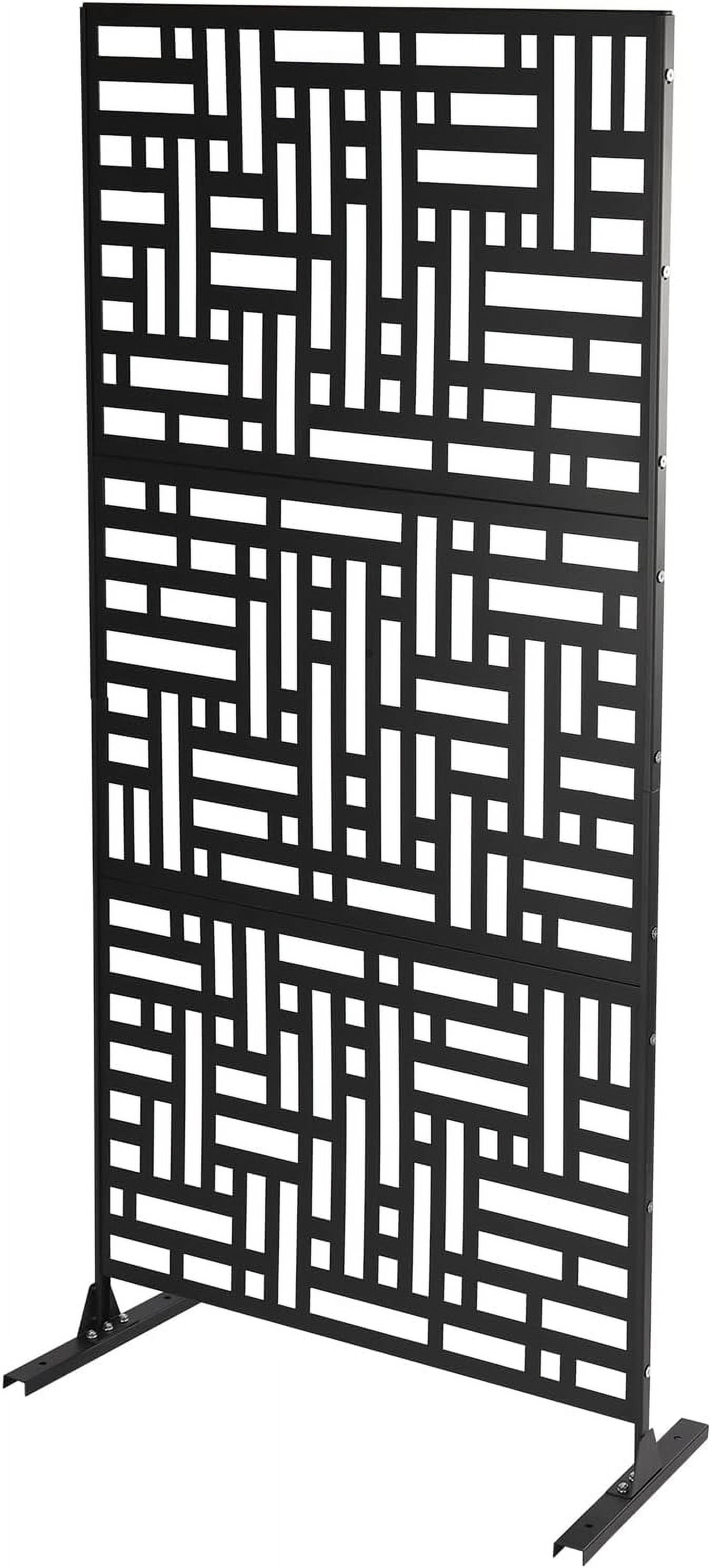 Privacy Screen, Outdoor Metal Decorative Privacy Fence Panel ...