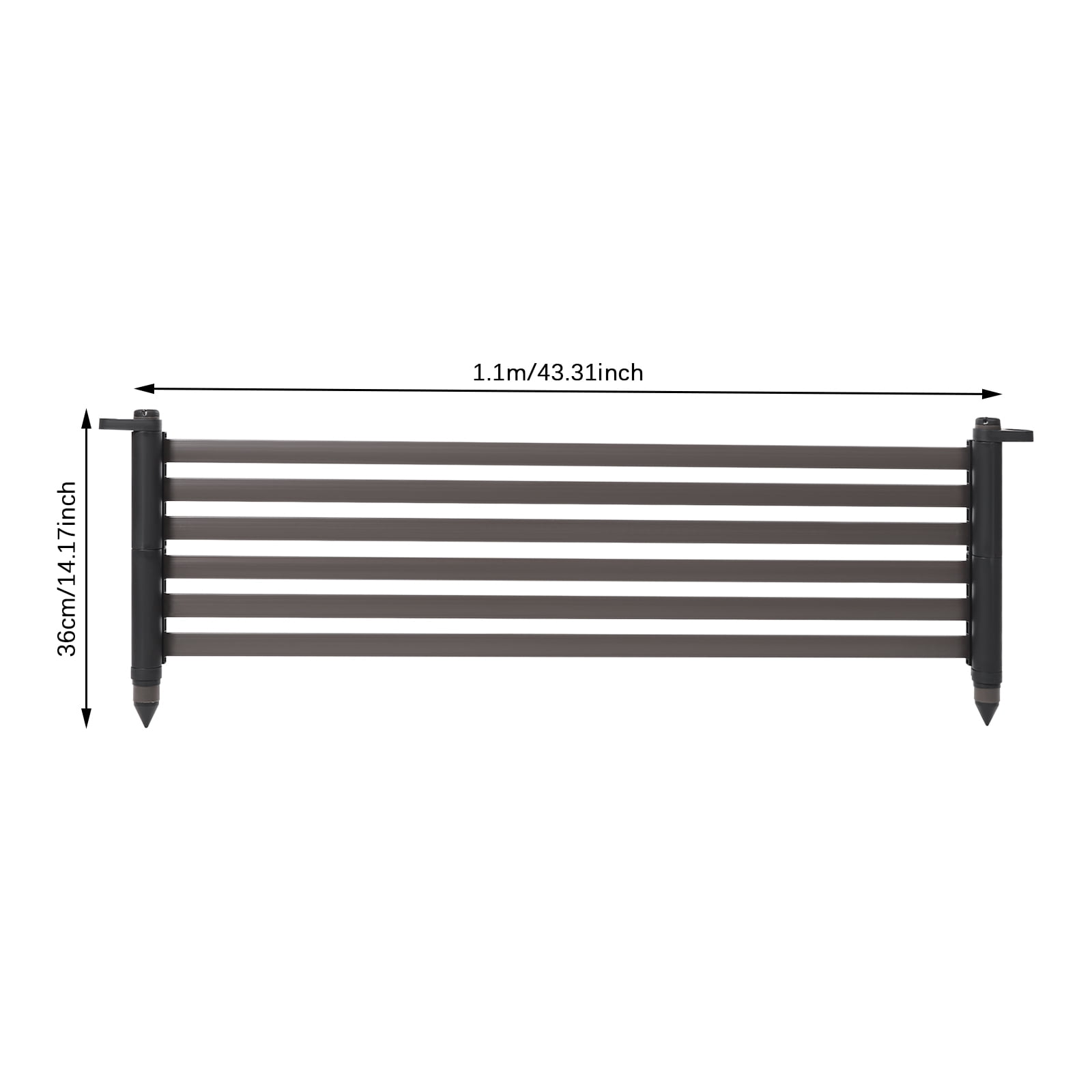 Privacy Screen Panel, 43.31 x 14.17 Inch Fence Privacy Screen ...