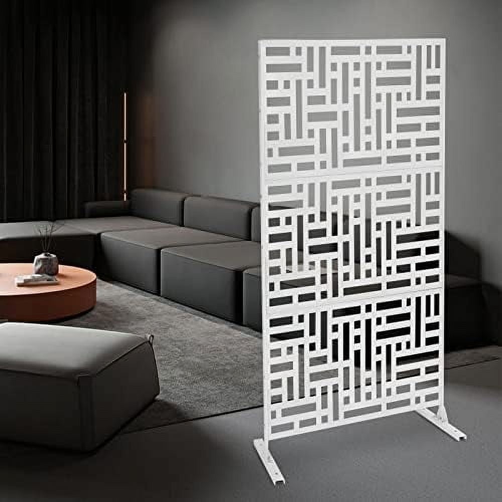 Privacy Screen Panels 6.2FT Height Decorative Privacy Screen Free ...