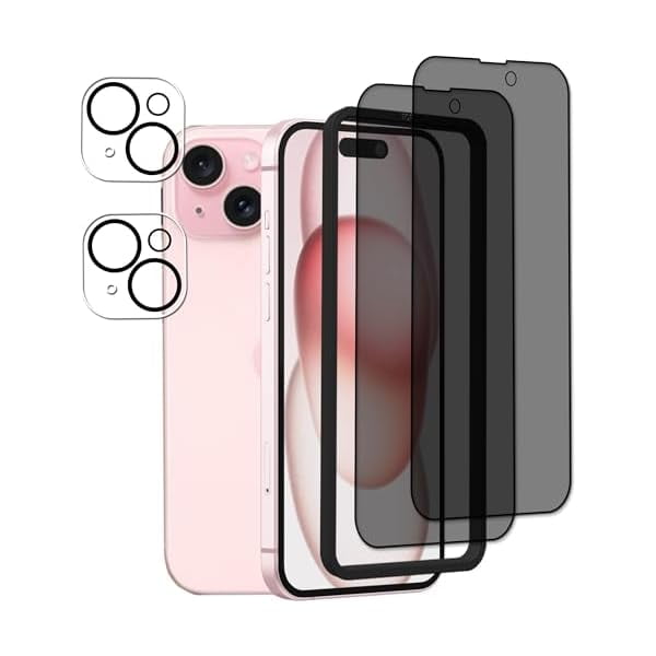 Privacy Screen Protector Designed For iPhone 15 Anti Spy Private ...