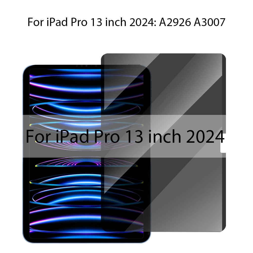 Privacy Screen Protector for iPad Pro 11 12.9 13 2024 10th Gen Air 4 5 ...