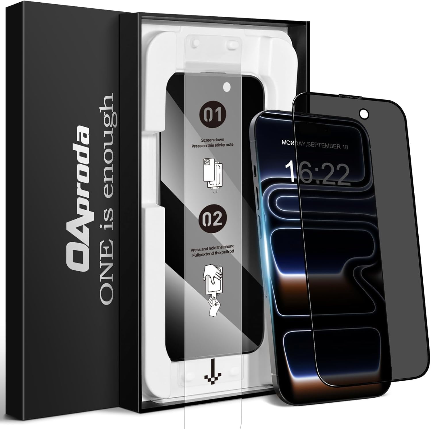 Privacy Screen Protector for iPhone 17 Pro Max, 25° Anti-Spy 9H+ Ultra ...