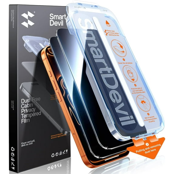 Privacy Screen Protector for iPhone 17 Pro Max [6.9 Inch] 2 Pack Anti ...