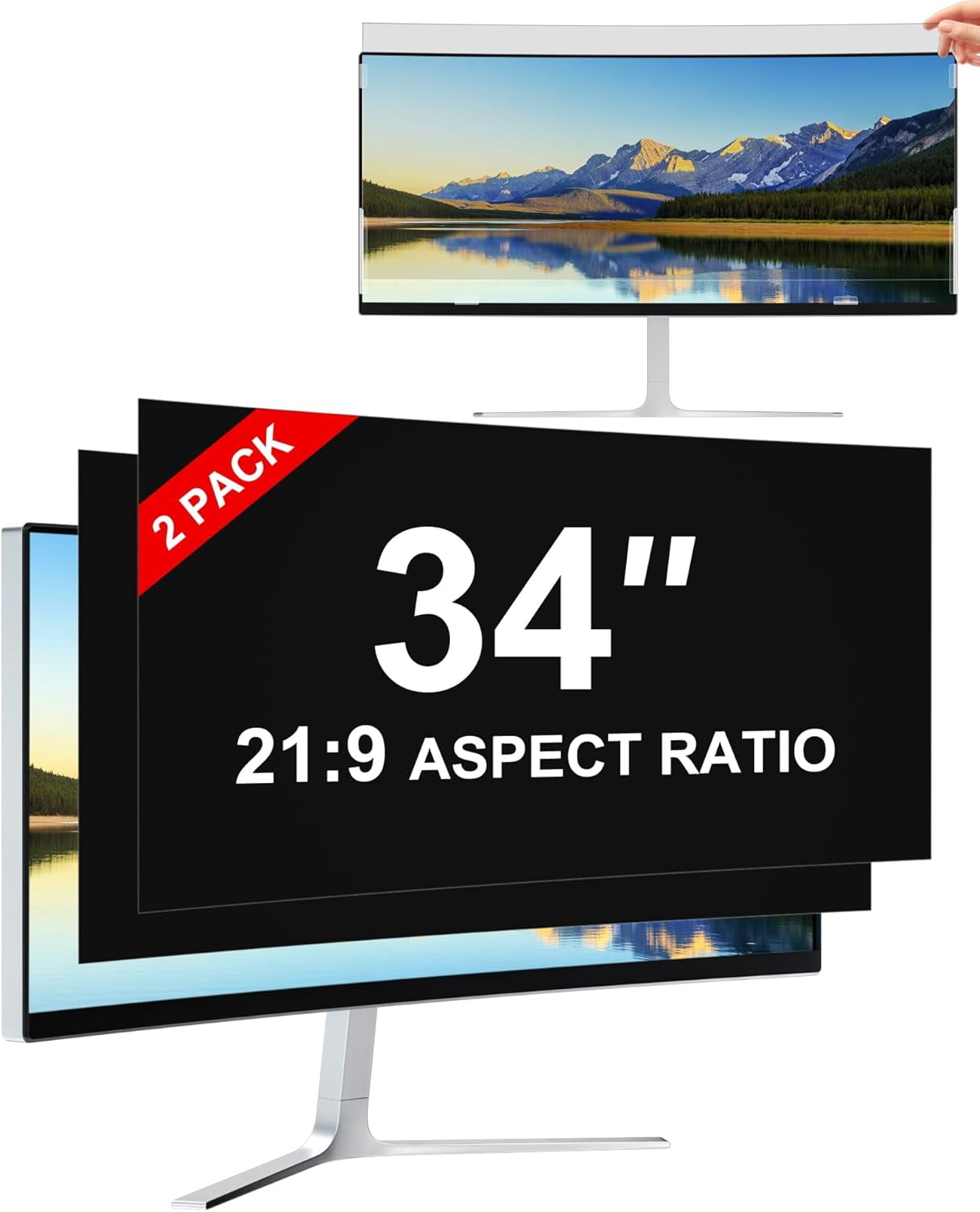 Privacy Screen, Removable Privacy Screen For Computer Monitor, Anti ...