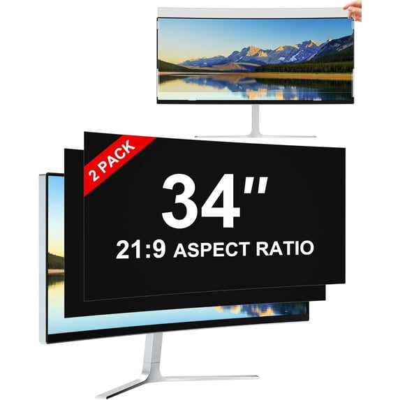 Privacy Screen, Removable Privacy Screen For Computer Monitor, Anti ...