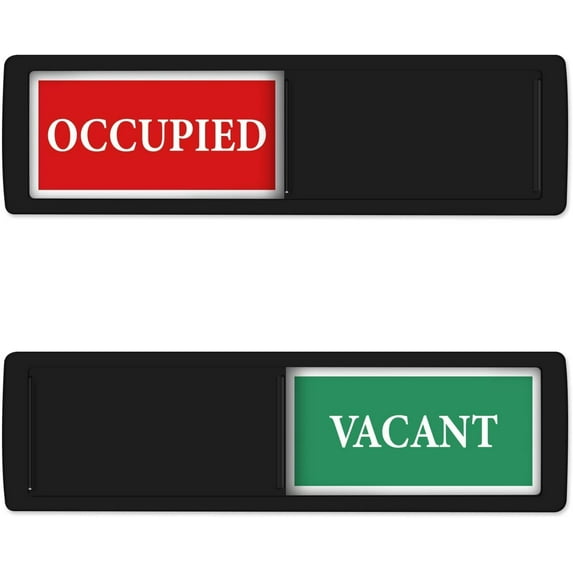 Privacy Sign, Magnetic Slider Door Indicator, For Home Bathroom, Office ...