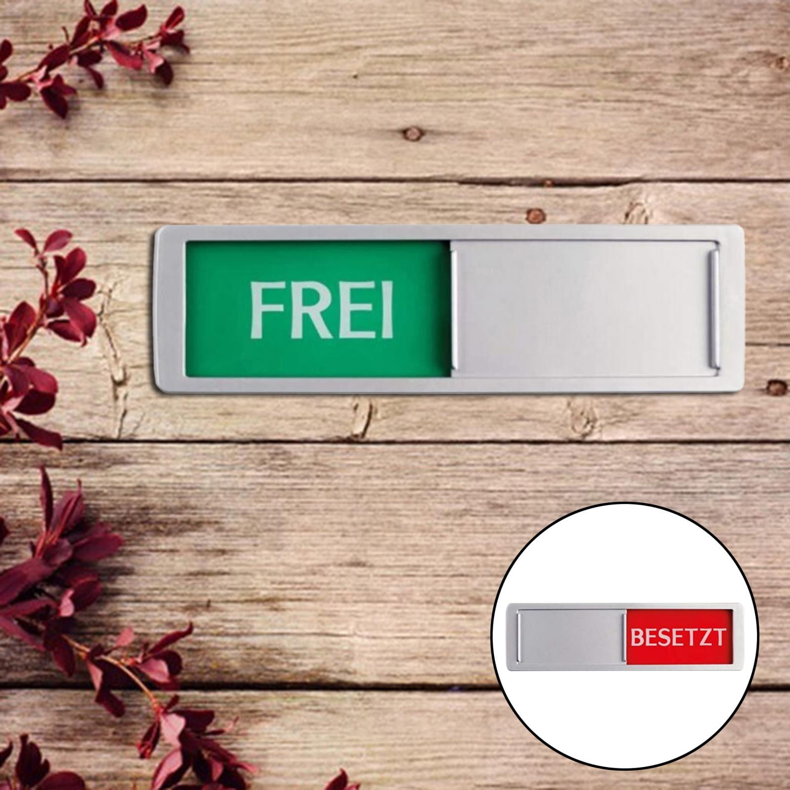 Privacy Sign, Non-Scratch Self Adhesive Slider Door Indicator Signs ...