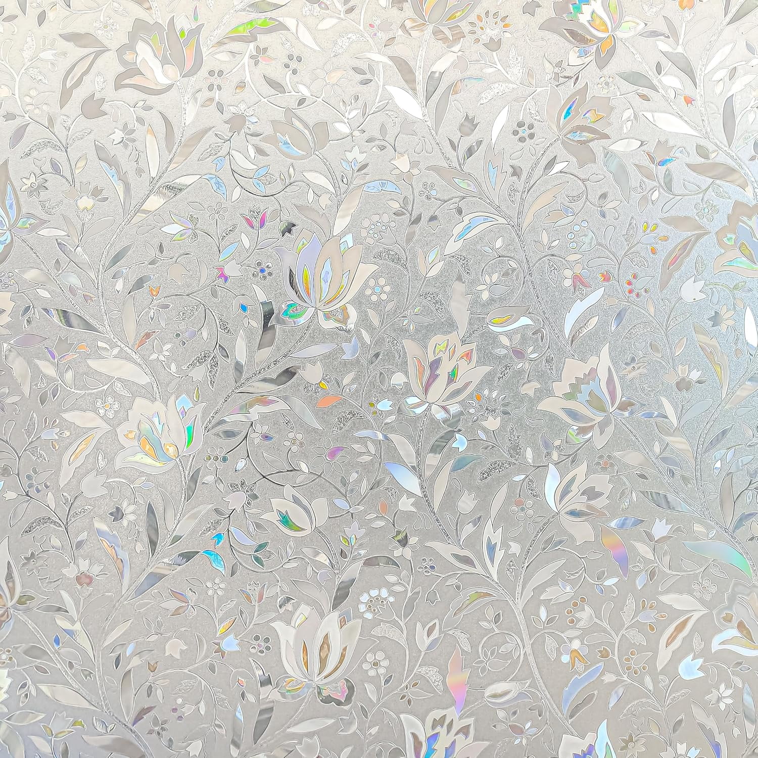 Privacy Window Film, Tulip Window Vinyl, Stained Glass Static Stickers ...