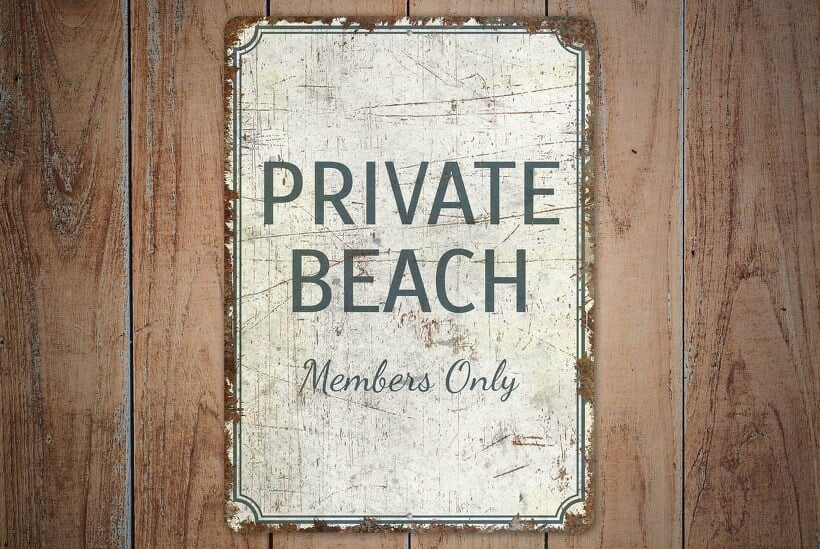 Private Beach Private Beach Sign Private Beach Decor Beach Decor ...