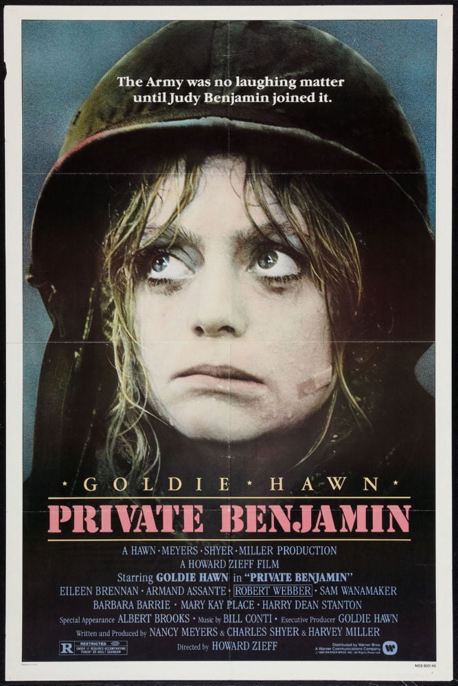 Private Benjamin Poster 12x16 Print on Metal Sign 12in x 16in Multi ...