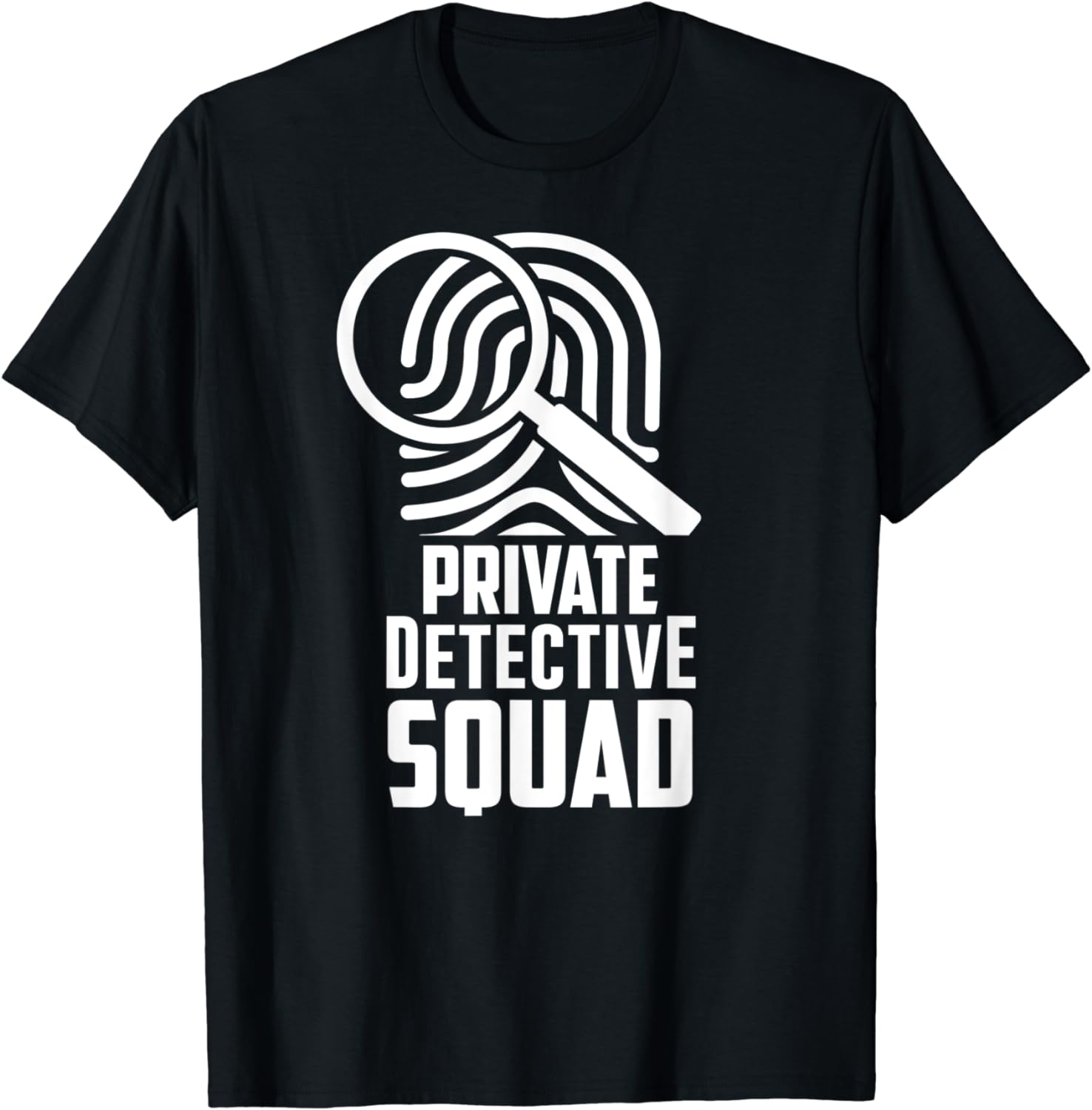 Private Detective Squad Investigation Investigator Spy T-Shirt ...