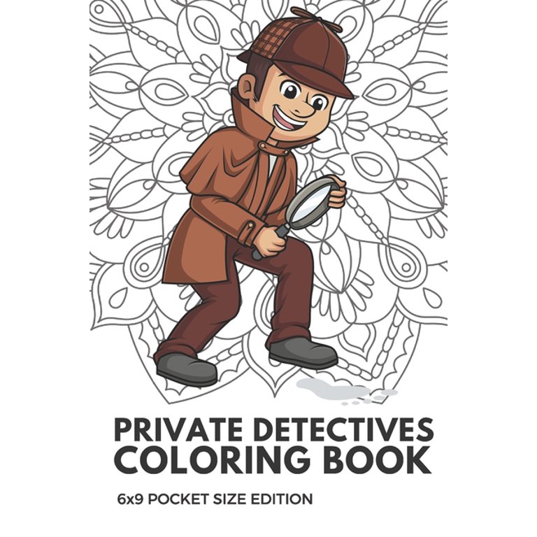 detective coloring pages