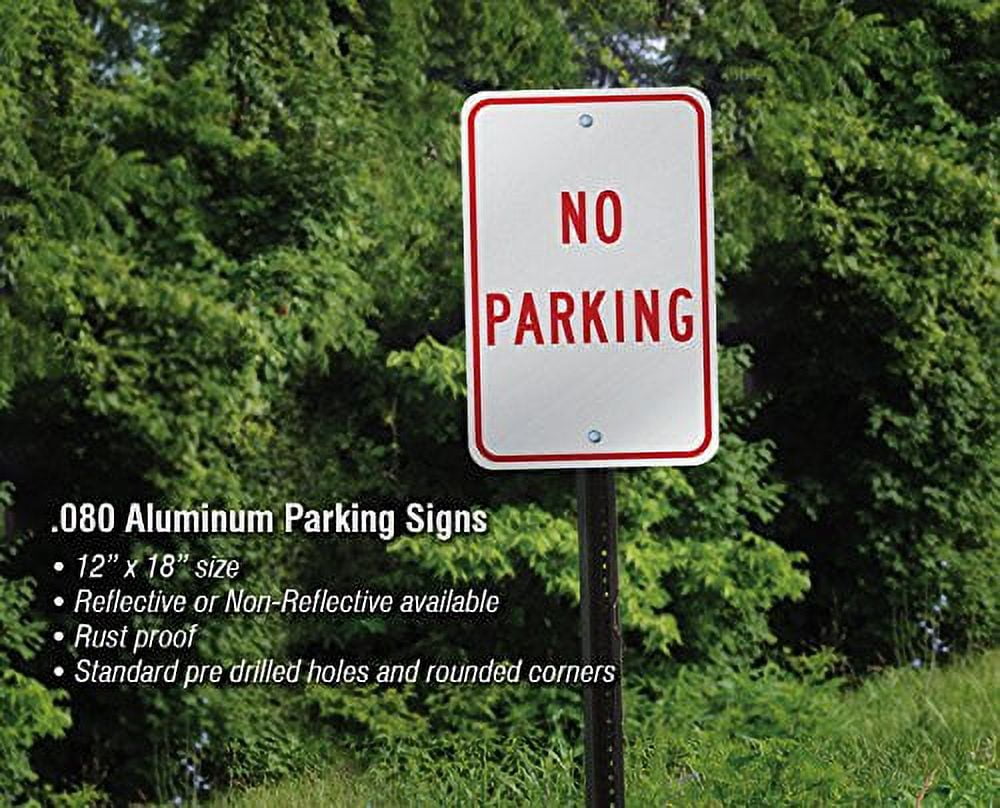 Private Drive No Thru Street Sign 12" Wide x 18" Tall Heavy Gauge ...