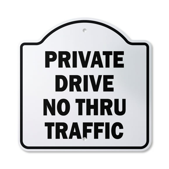 No Thru Traffic Sign