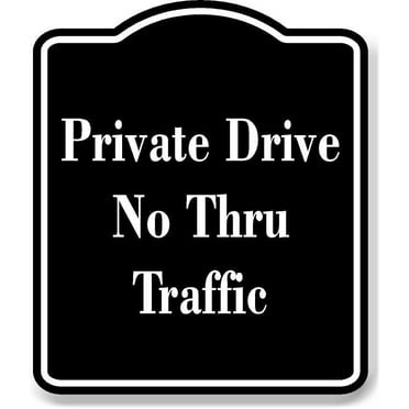 Private Property, Private Drive, Keep Out Sign, 12x18 Aluminum ...