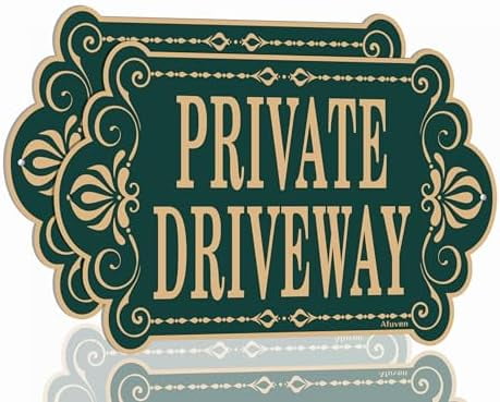 Private Driveway Signs 12" x 8" Private Drive Sign No Trespassing ...