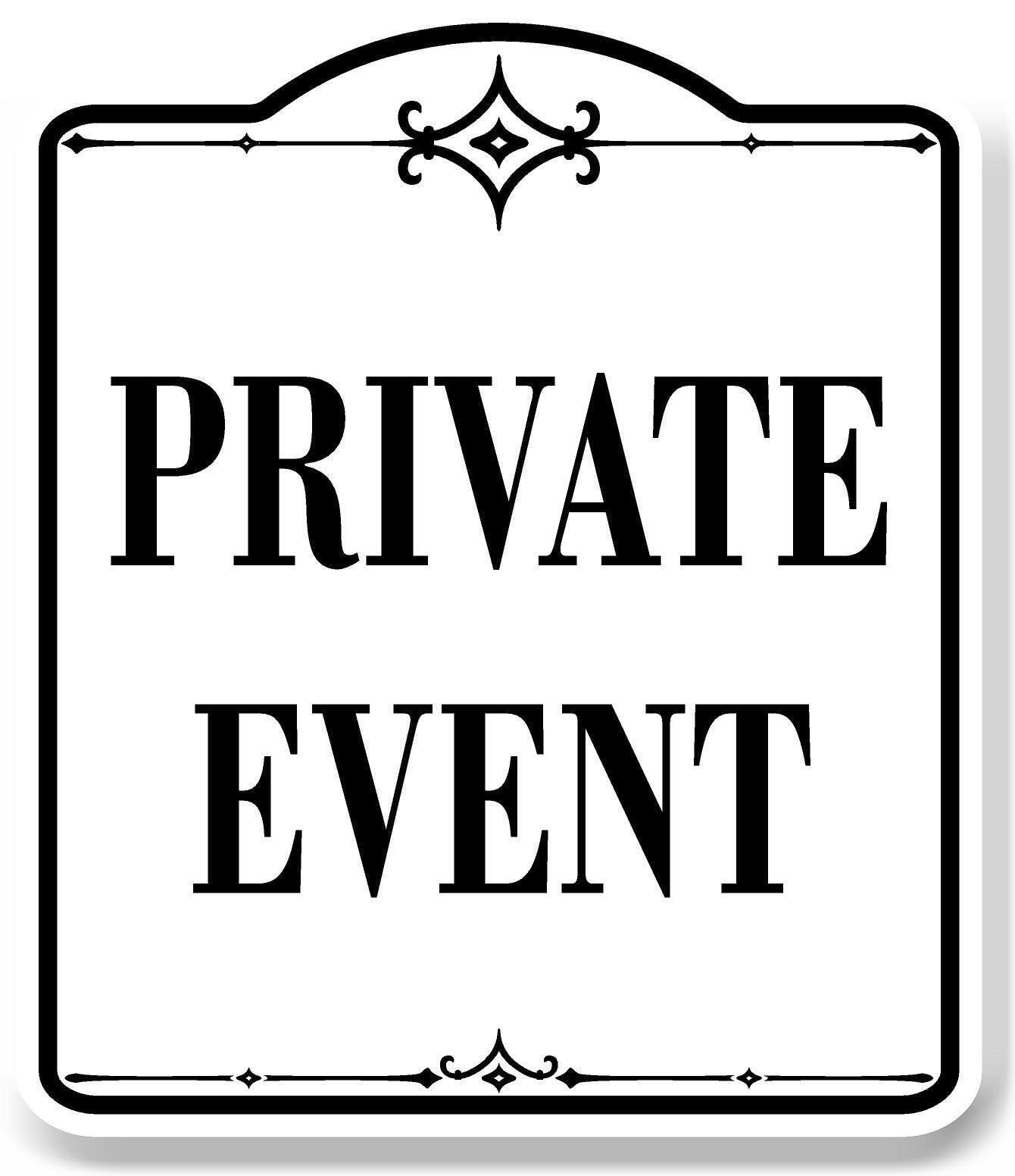 Private Event WB Aluminum Composite Sign - Walmart.com