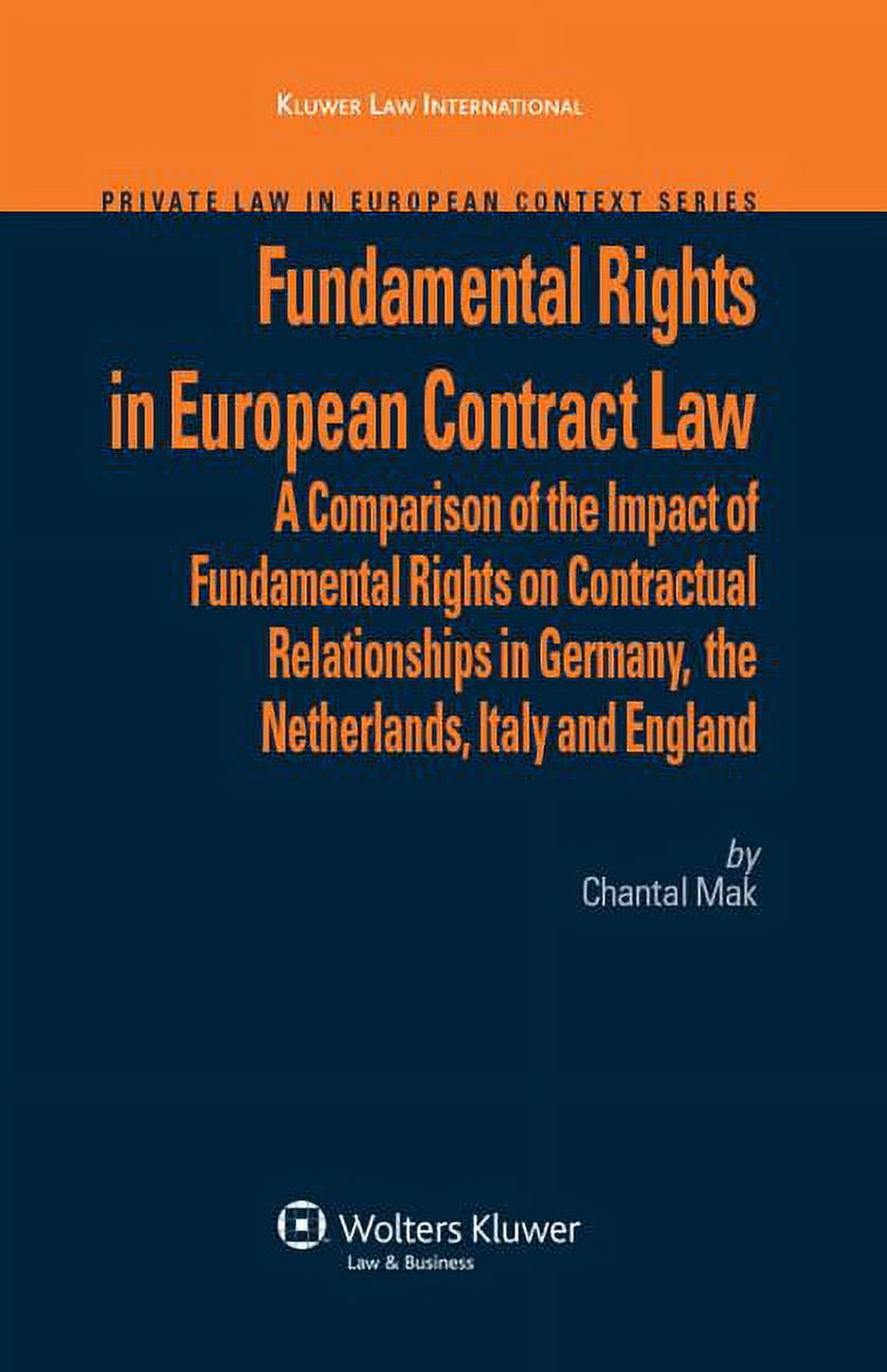 Private Law in European Context: Fundamental Rights in European ...