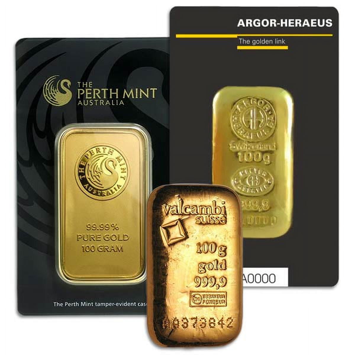 Private Mint 100 Gram Gold Bar (Brand our Choice) - Walmart.com