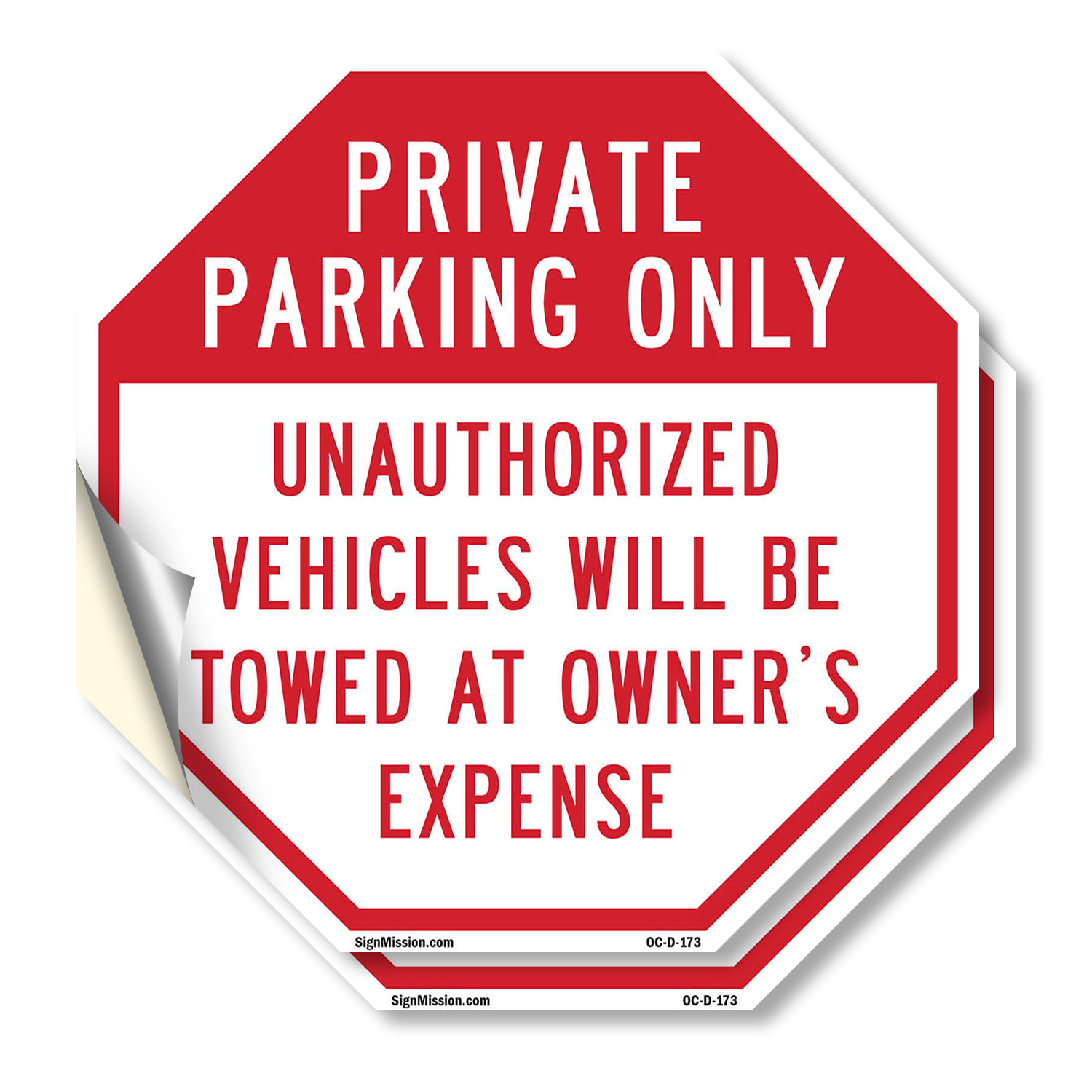 Private Parking Only Unauthorized Vehicles Will Be Towed at Owner's ...