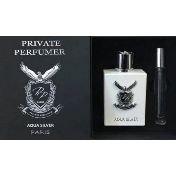 Private Perfumer Aqua Silver by Private Perfumer for Unisex- 2pc Gift ...