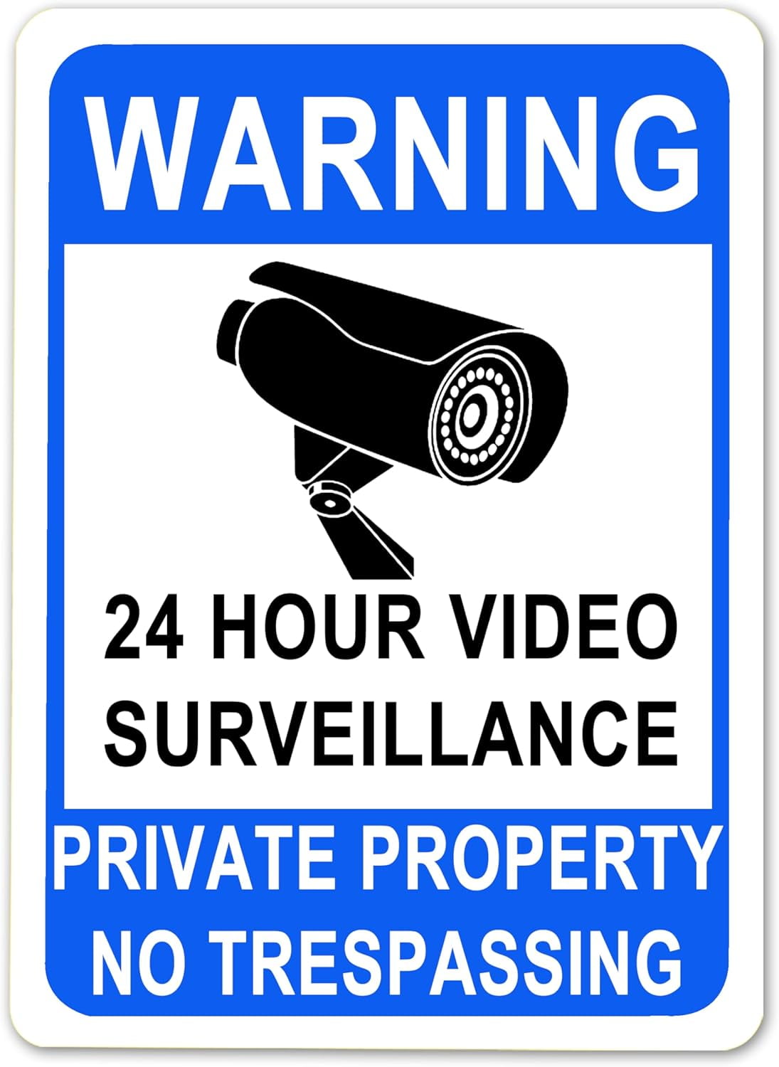 Private Property No Trespassing Sign,Video Surveillance Signs Outdoor ...