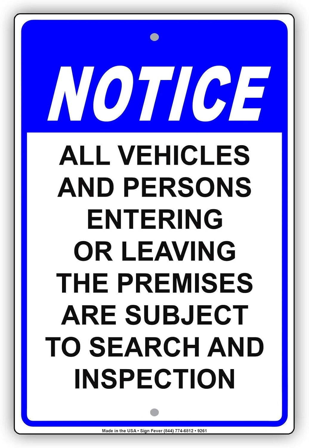 Private Property Respect Your Neighbors, No Dumping Sign, 8"x12" Metal ...