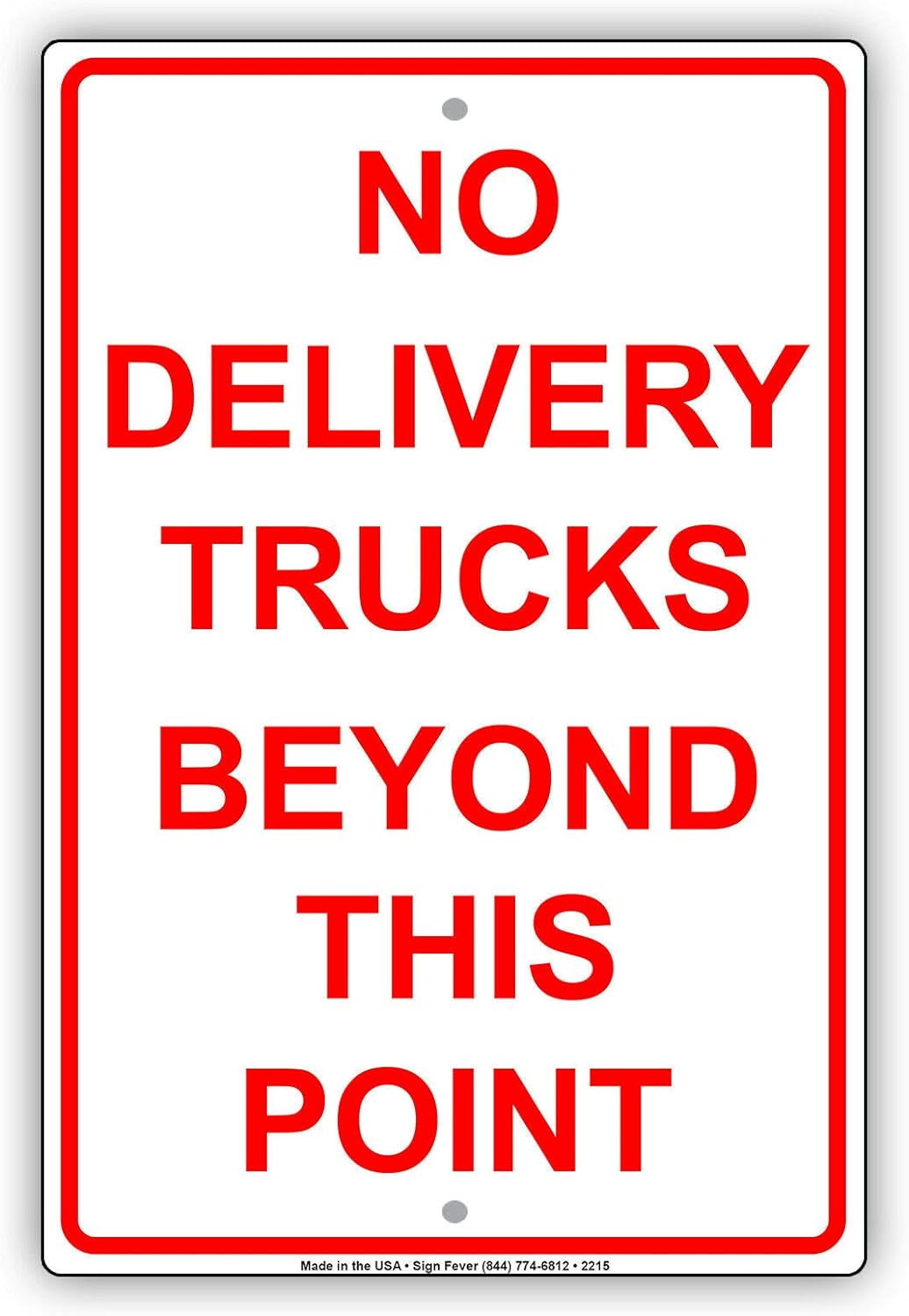 Private Property Respect Your Neighbors, No Dumping Sign, 8"x12" Metal ...