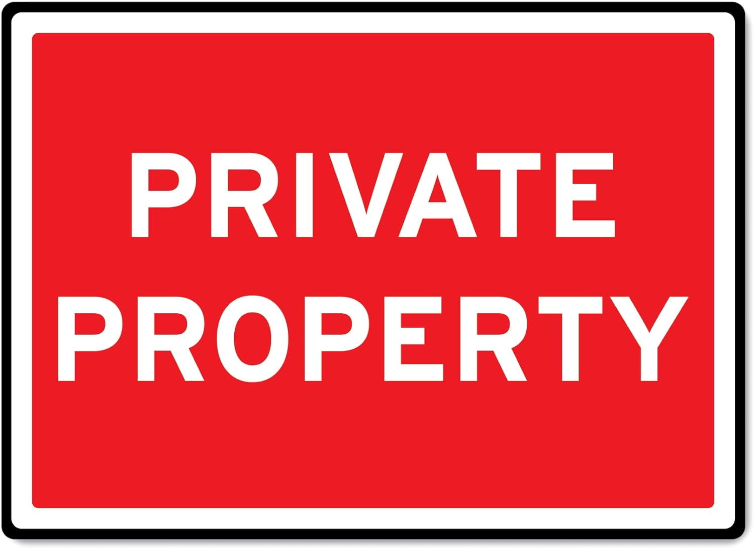 Private Property Sign Notice Signs Private Property Signs Metal Tin ...