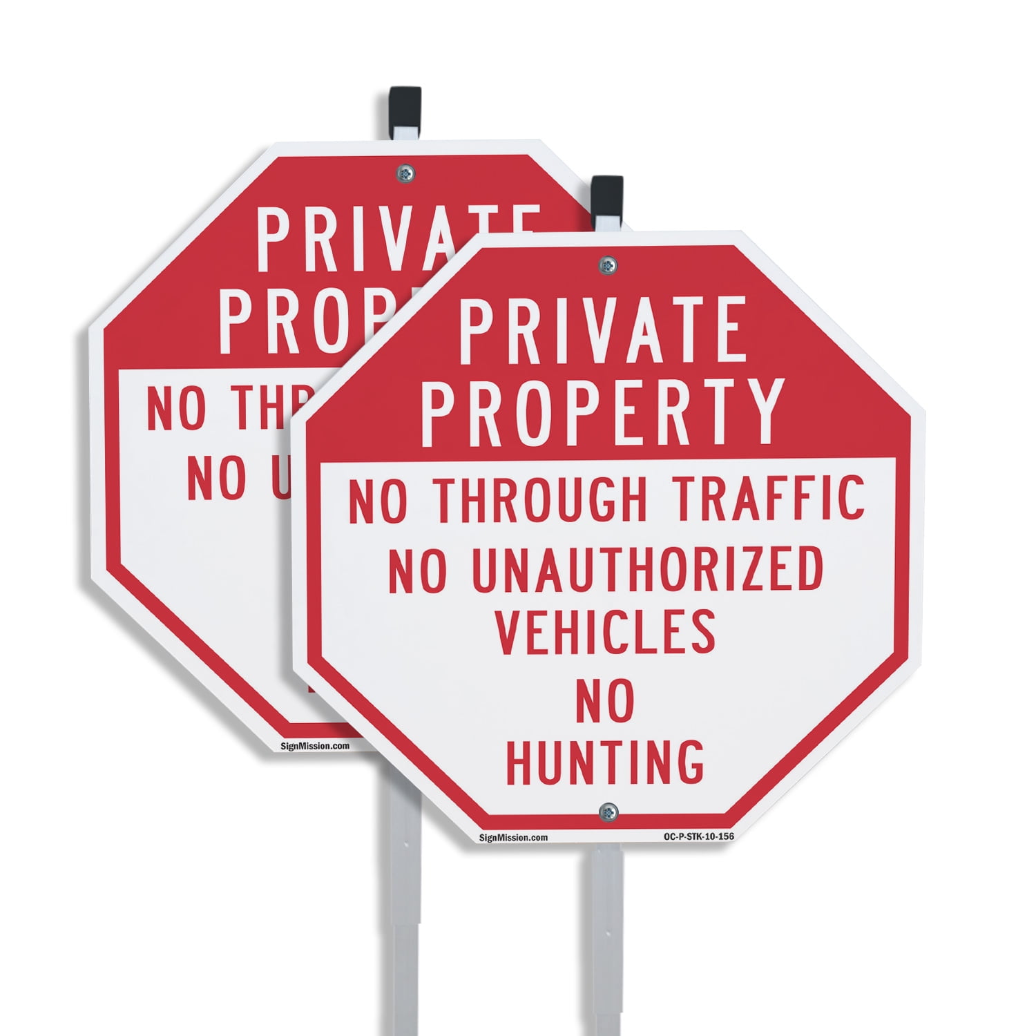 Private Property No Through Traffic No Unauthorized Vehicles No Hunting ...