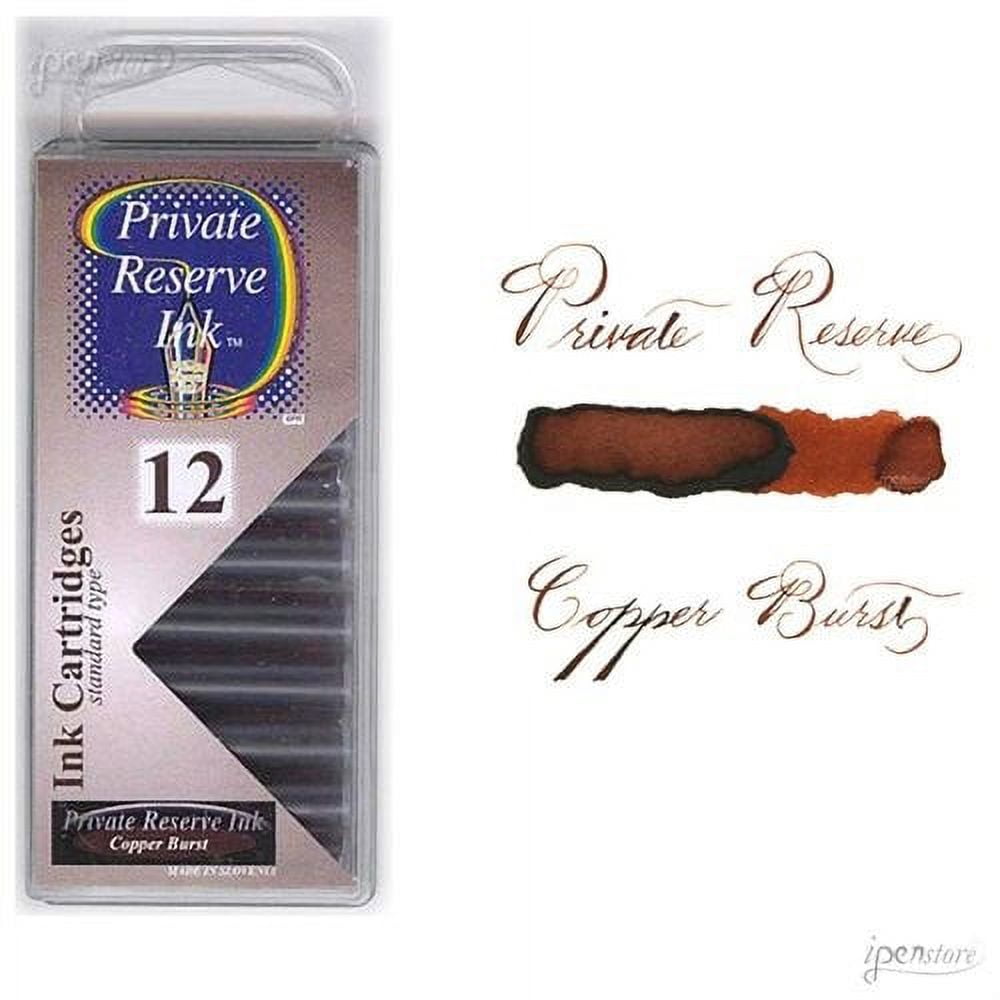 Private Reserve Ink 12 Pack Universal Size Fountain Pen Cartridge ...