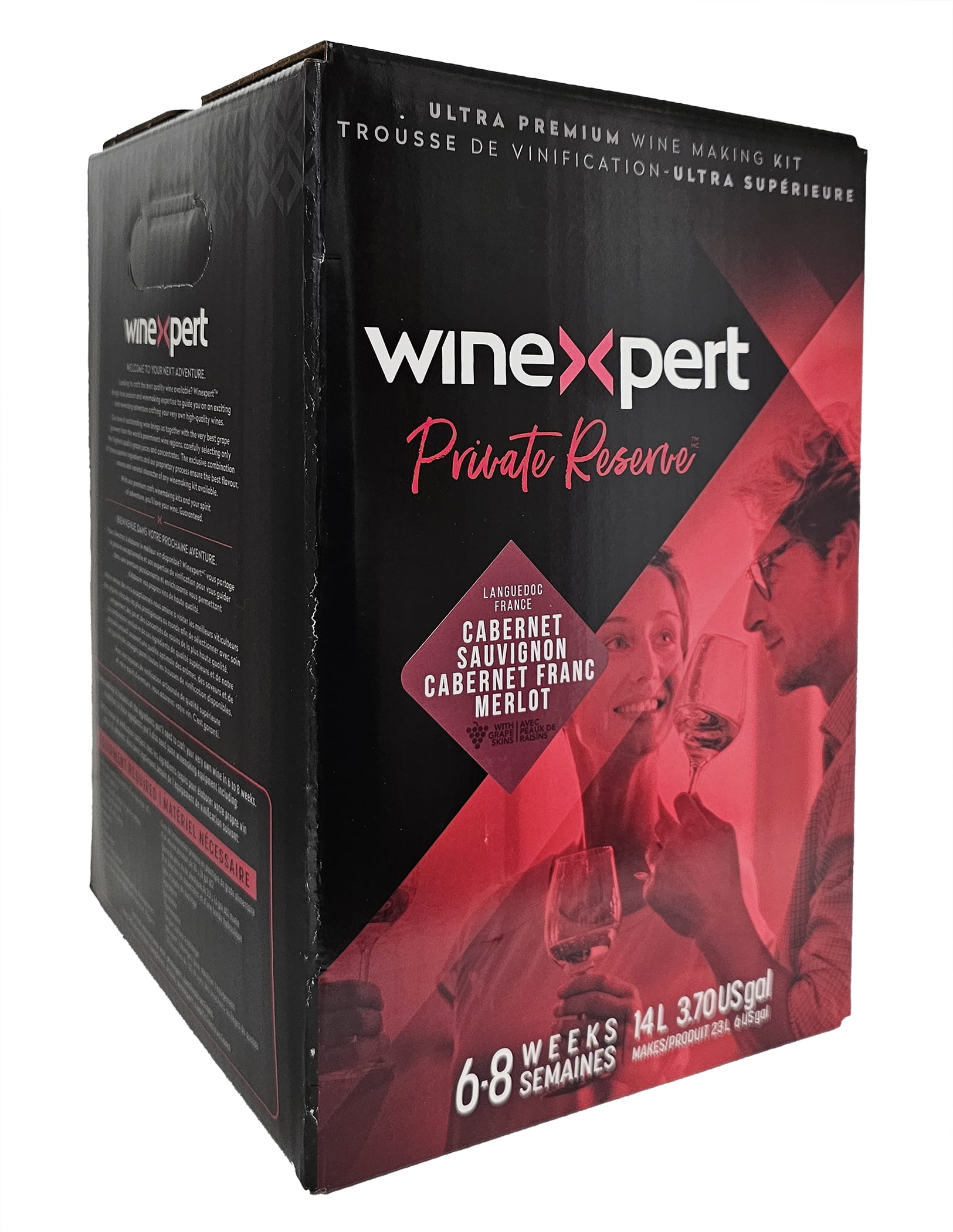 Winexpert Private Reserve French Cabernet Sauvignon-Cabernet Franc-Merlot Wine Kit - Walmart.com