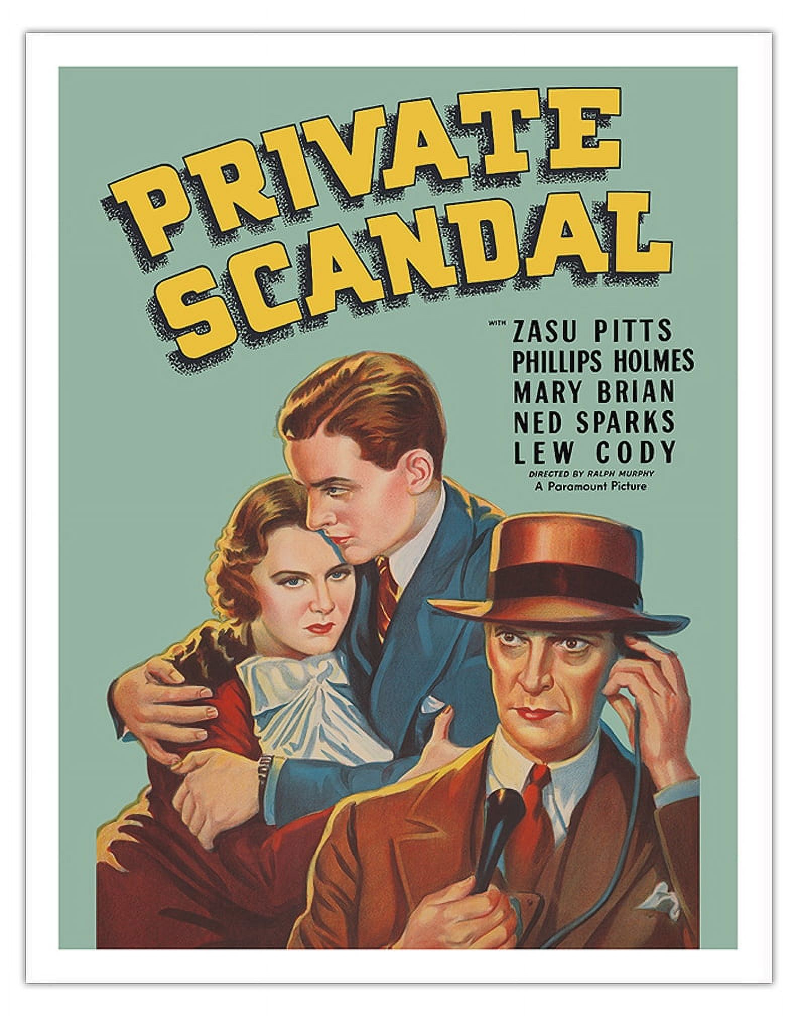 Private Scandal - Starring Zasu Pitts Phillips Holmes - Vintage Film ...