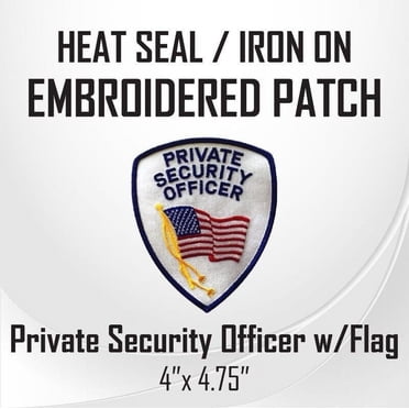 SECURITY PATCH w/ HOOK BACK - BLACK/SILVER - Walmart.com