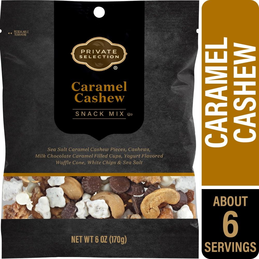Private Selection Caramel Cashew Trail Mix 6 oz - Pack of 3 - Walmart.com