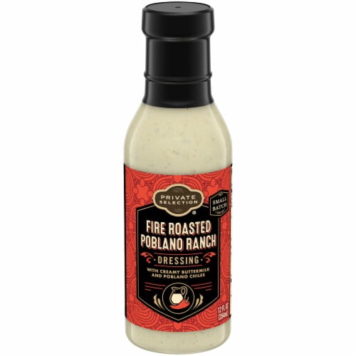 Private Selection Fire Roasted Poblano Ranch Dressing - 12 fl oz ...