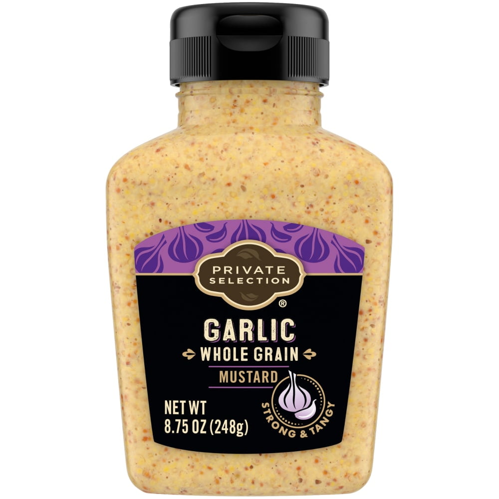 Private Selection® Garlic Whole Grain Mustard - Walmart.com
