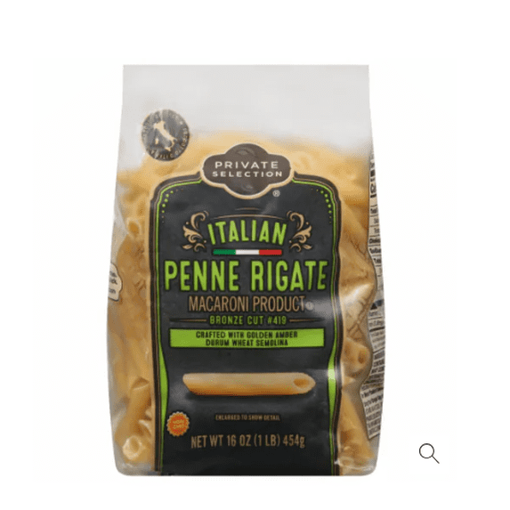 Private Selection Italian Bronze Cut Penne Rigate Pasta 16 oz - 3 PACK ...