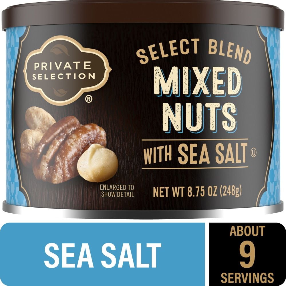Private Selection Sea Salted Mixed Nuts 8.75 oz - Pack of 1 - Walmart.com